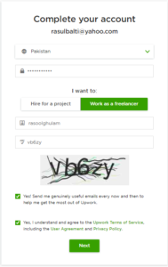 create an account on ELANCE – T4Tutorials.com